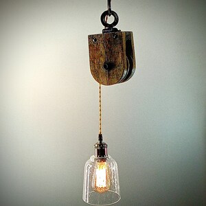 Pulley Light Fixture - Etsy