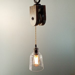 Pulley Light Fixture - Etsy