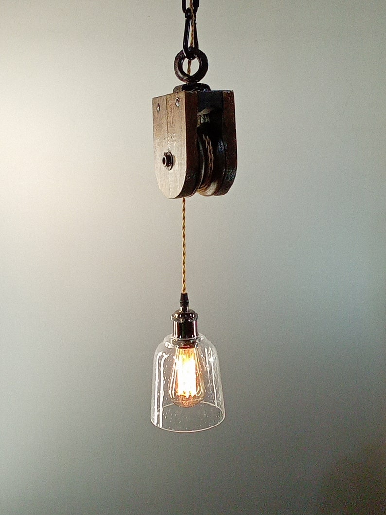 Pulley Light Fixture - Etsy