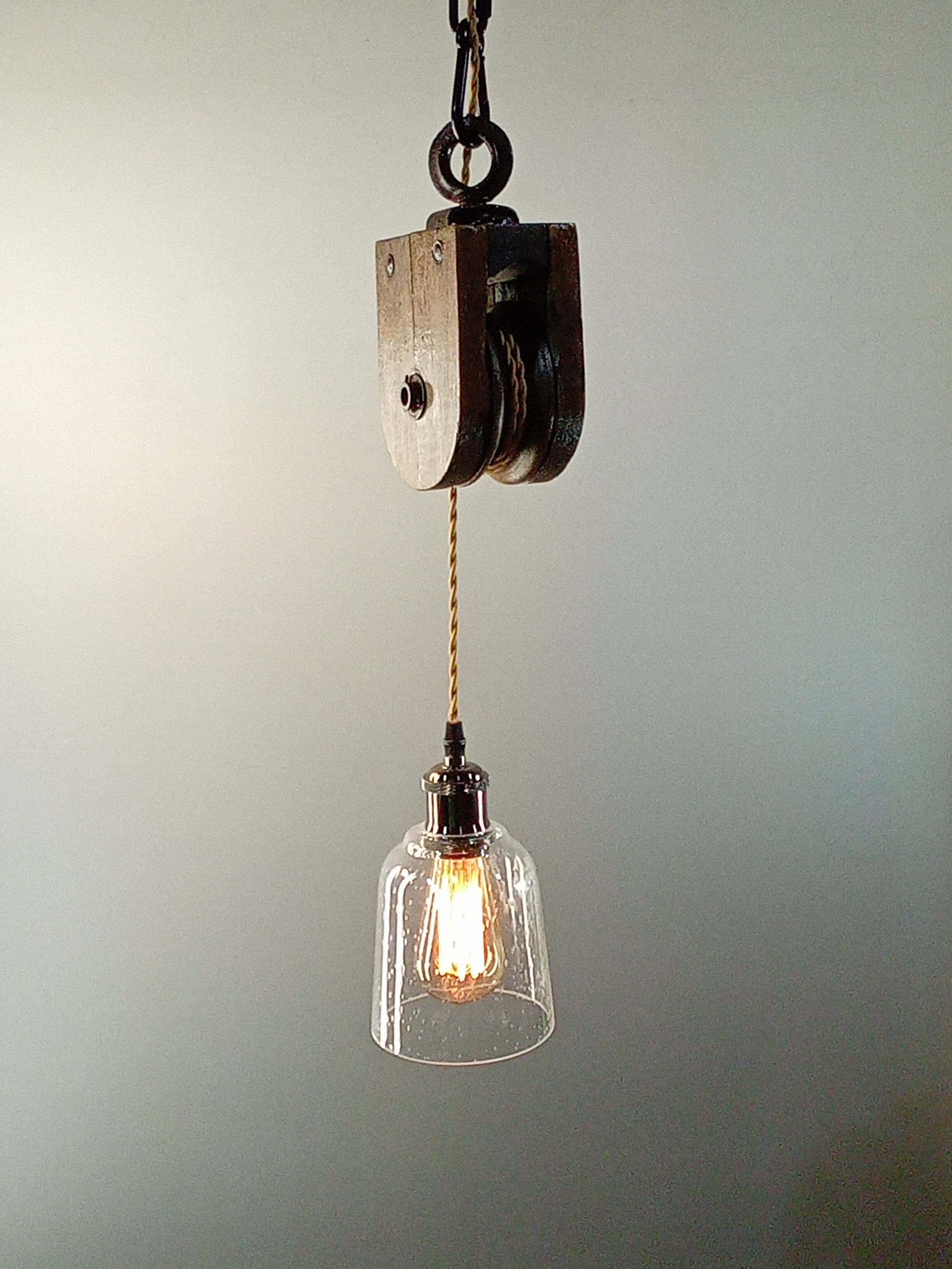 Pulley Light Fixture - Etsy