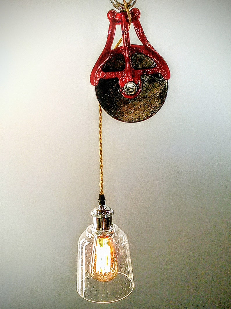 Pulley Light Fixture - Etsy