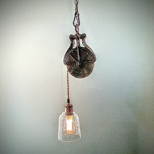 Pulley Light Fixture - Etsy