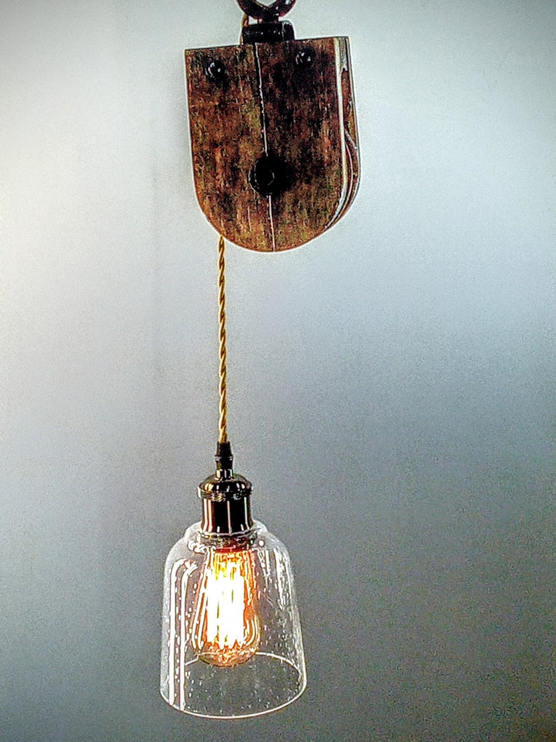 Pulley Light Fixture - Etsy