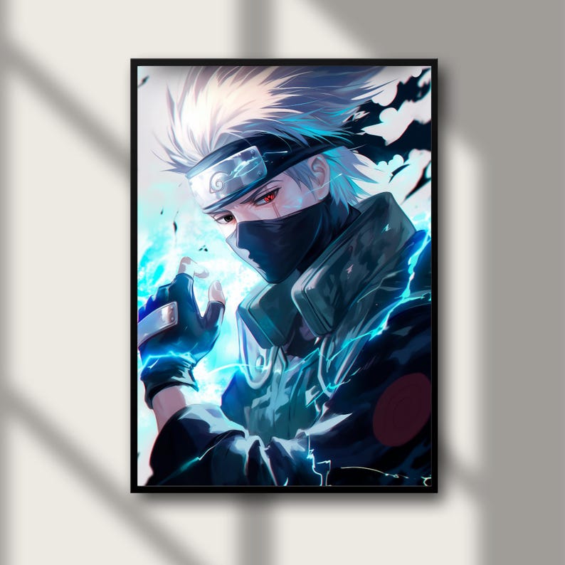 Kakashi Hatake Poster Animeset of 4 Anime Posters anime Posters ...