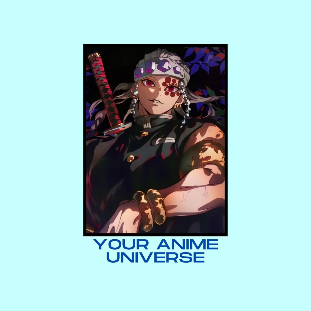 Unique Anime Poster Print Tengen Uzui Demon Slayer Poster, Exclusive ...