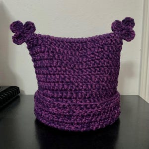 Chowder Inspired Crochet Cat Beanie - Whimsical Winter Hat - Etsy
