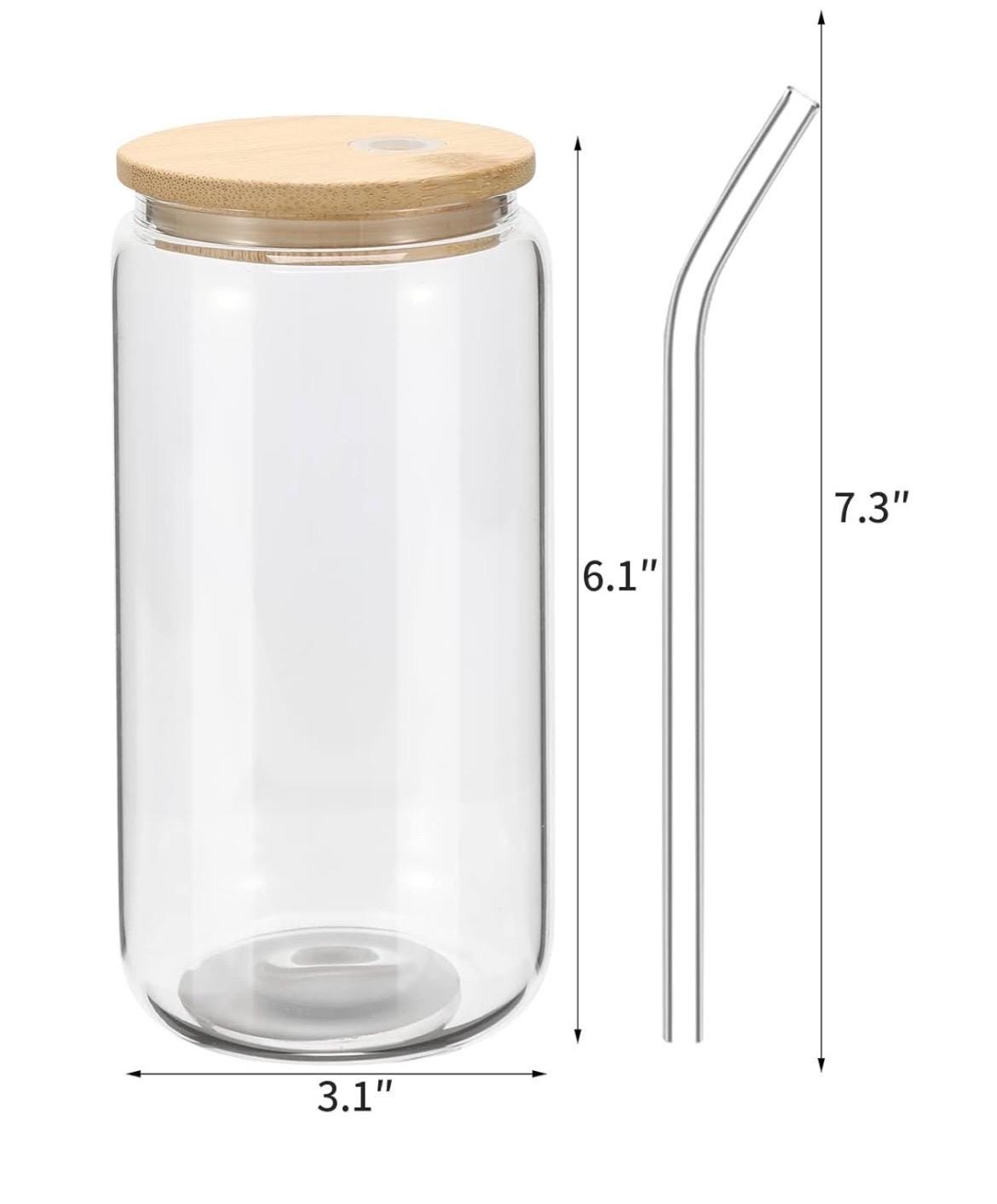 16 Oz. Panda Glass Cup, Panda Lover , Iced Coffee Cup, Gift for Her ...