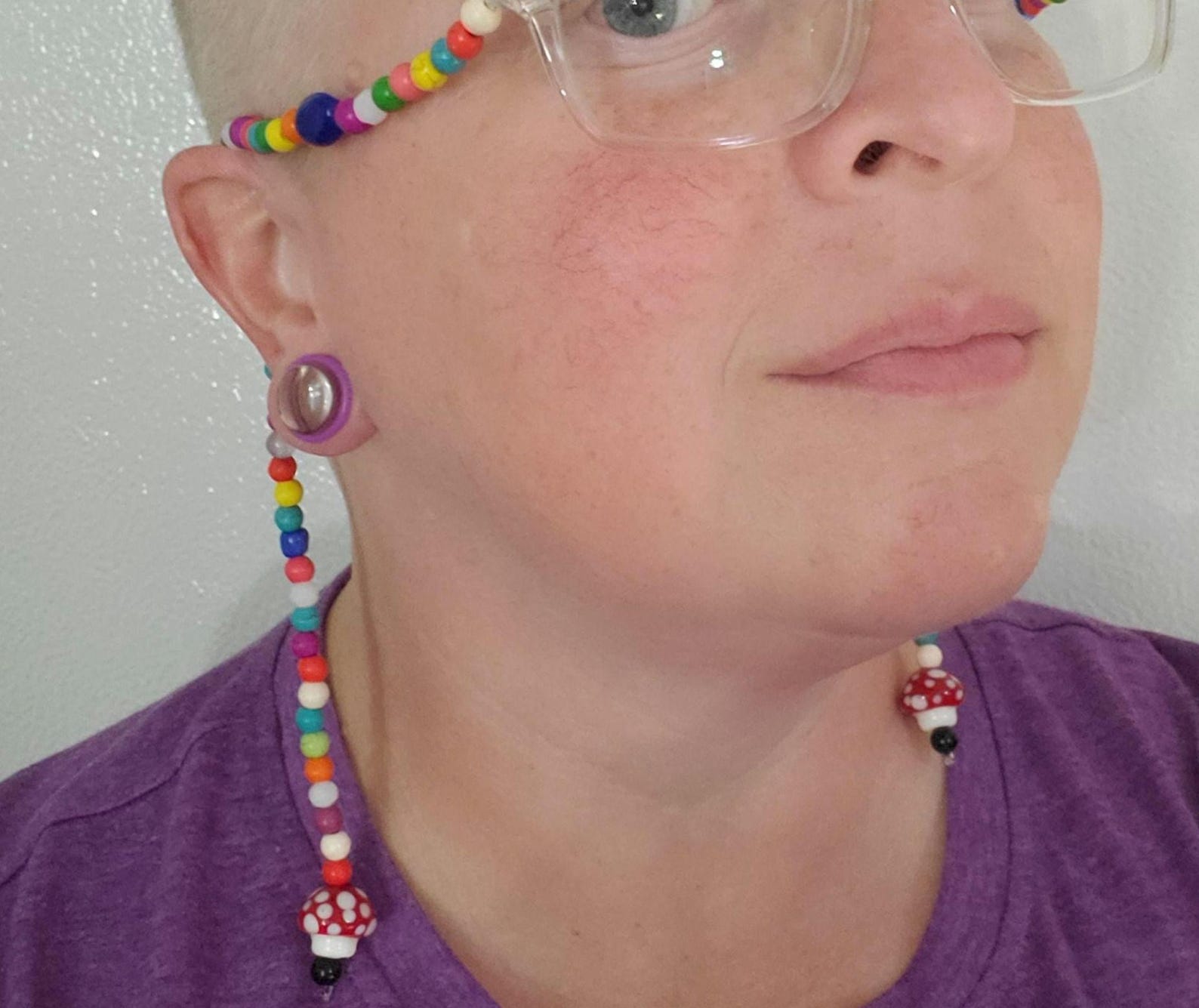 Beaded Eyeglass Arms, Fun Glasses Chain, Custom Options - Etsy