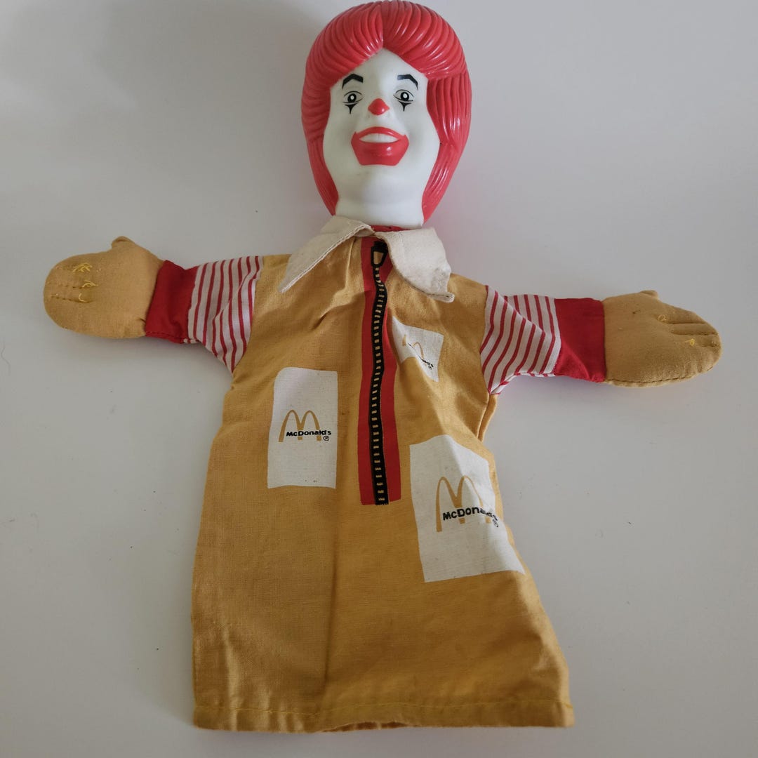 Vintage Ronald Mcdonald Hand Puppet Collectors Piece - Etsy