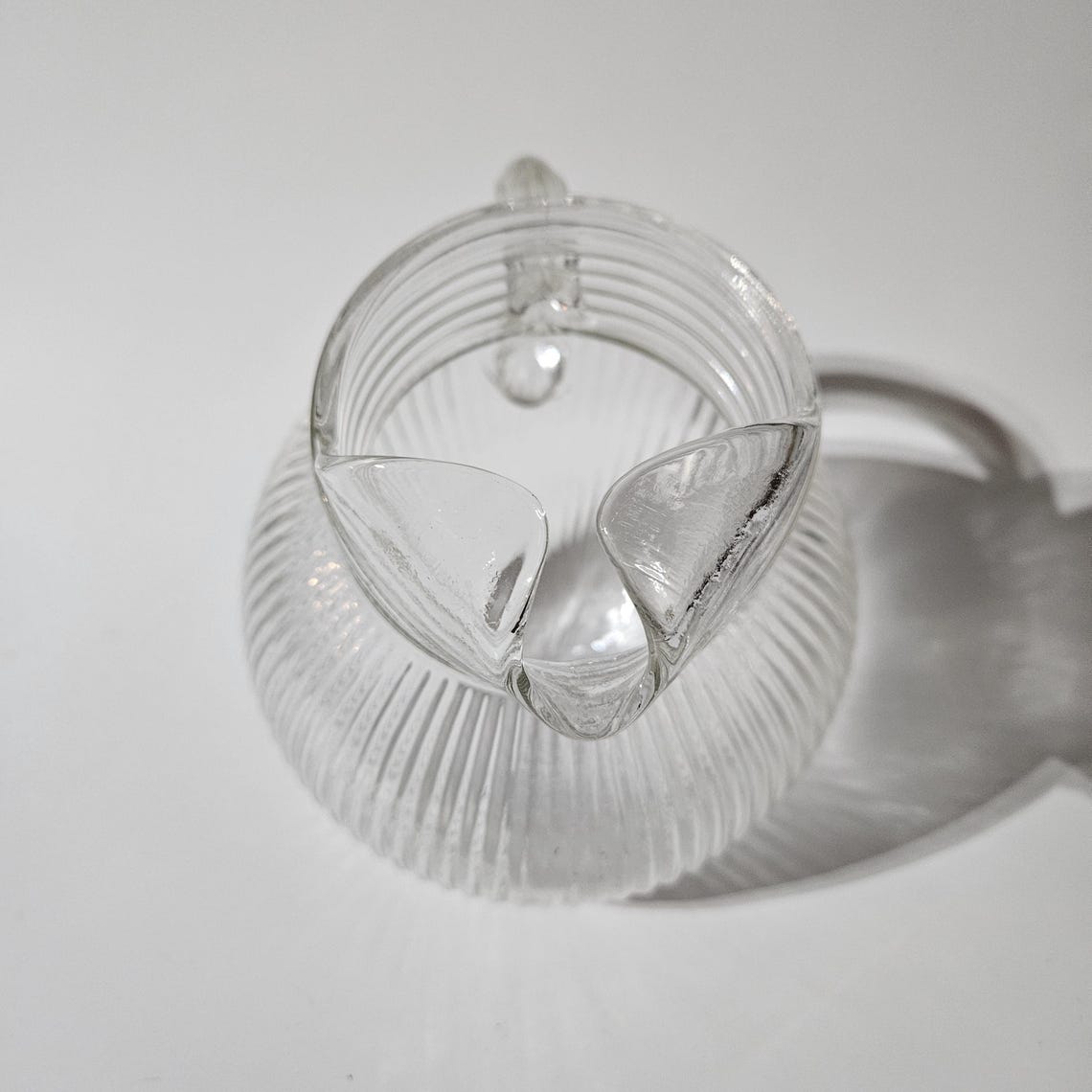 Hazel Atlas Fine Rib Clear 80 Oz. Ball Jug Pitcher Vintage Glass - Etsy