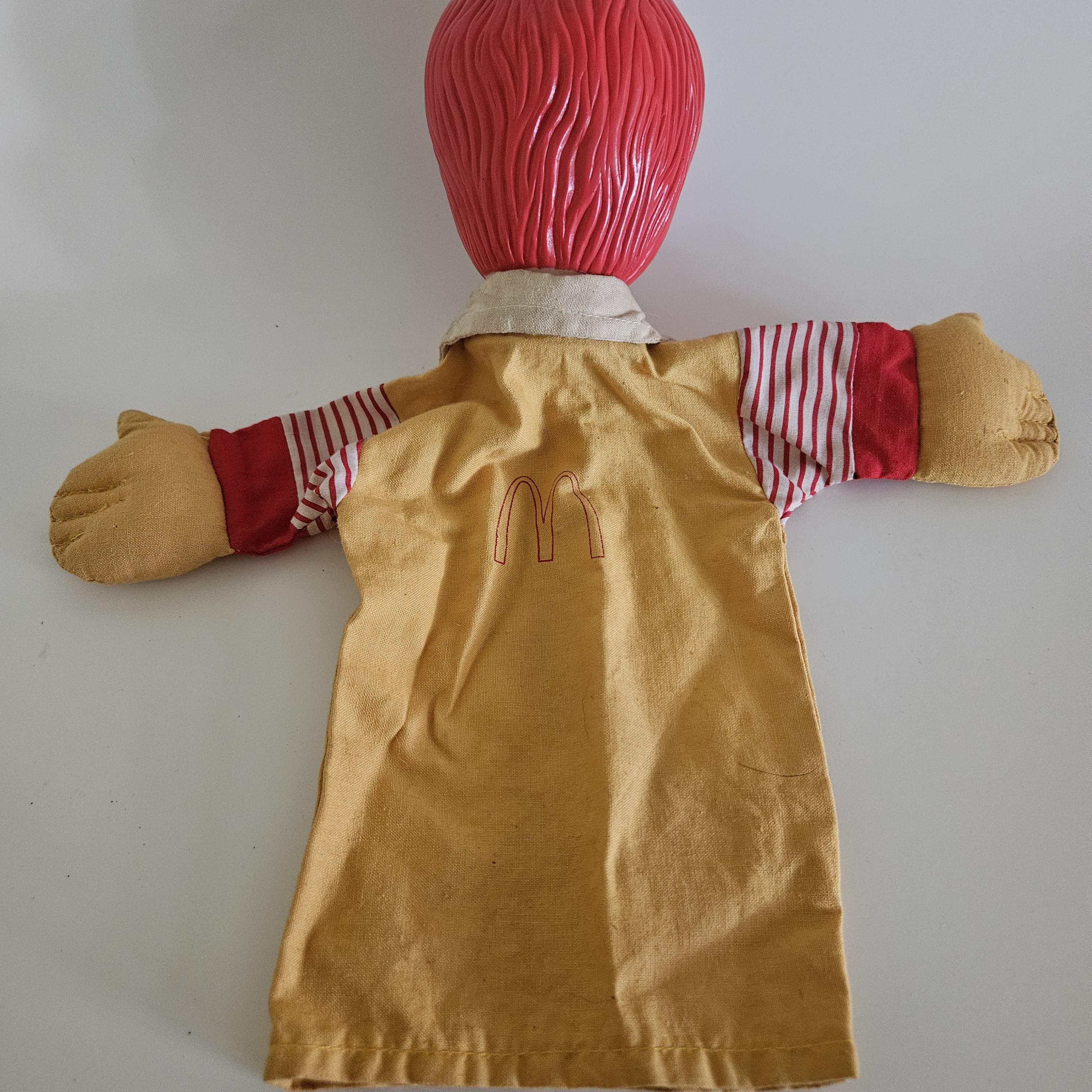 Vintage Ronald Mcdonald Hand Puppet Collectors Piece - Etsy