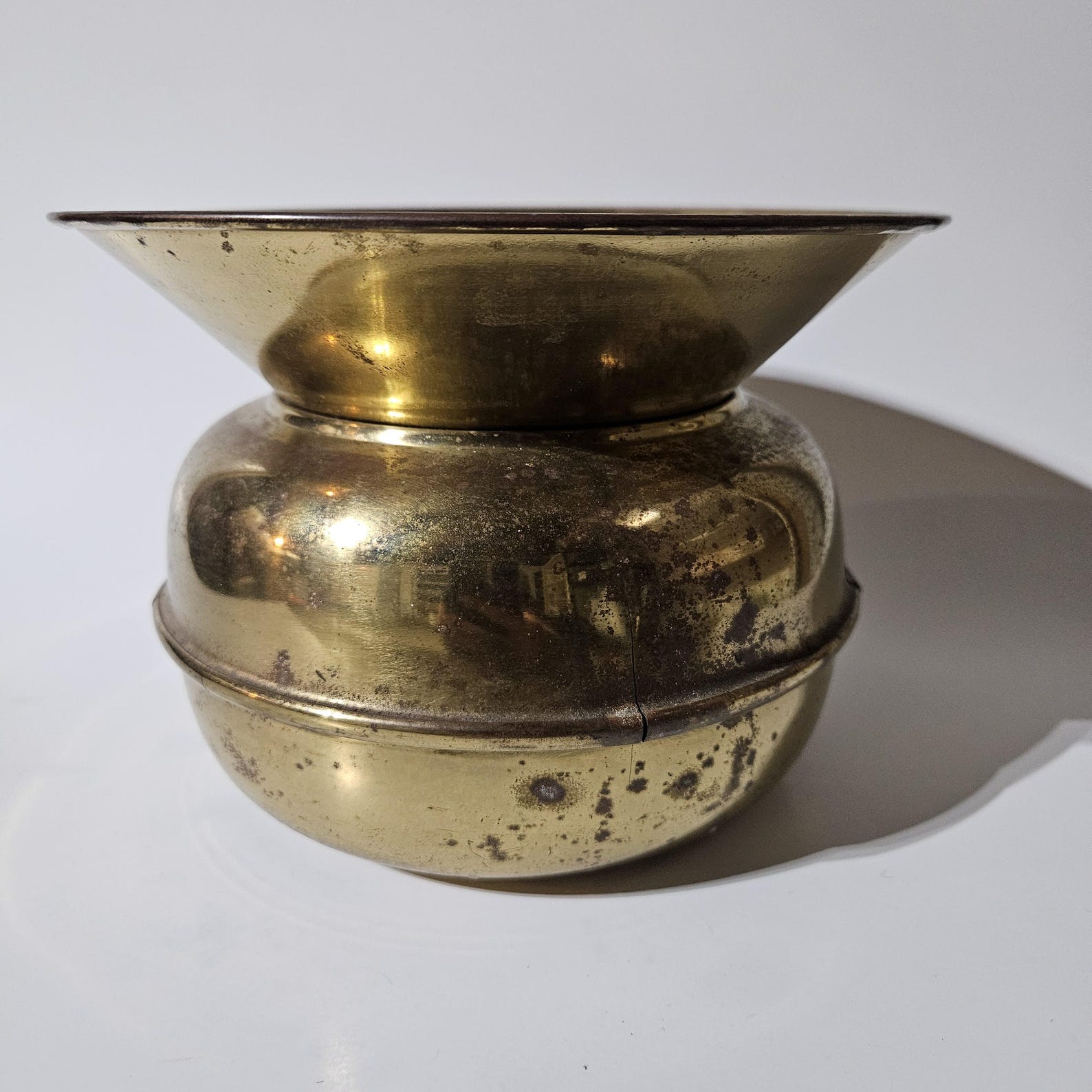 Vintage Brass Spittoon Home Decor 8'' Wide - Etsy
