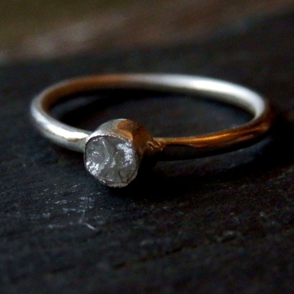 Raw Engagement Ring - Etsy