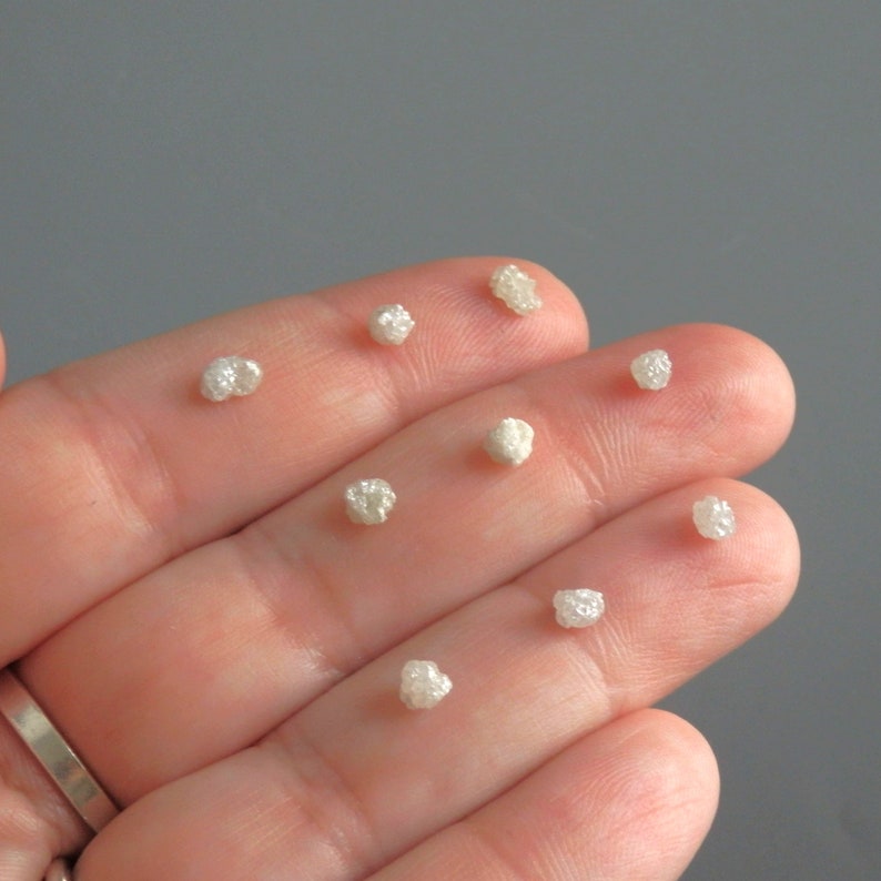 Custom rough diamond ring / raw diamond ring / rough diamond / | Etsy