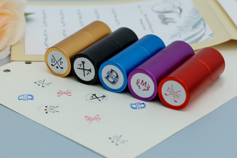 Custom Golf Ball Stamp, Personalized Ball Stamp, Monogram Golf Ball ...