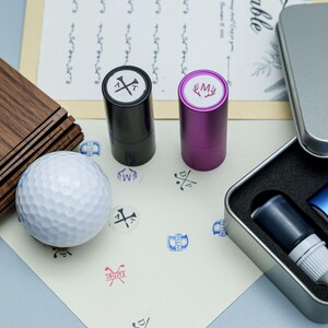 Custom Golf Ball Stamp, Personalized Ball Stamp, Monogram Golf Ball ...
