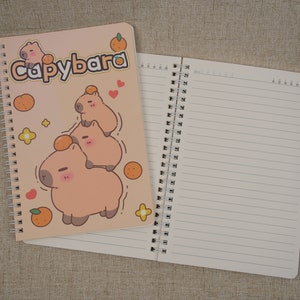 Capybara Stationary Gift Set- Capybara Pencil Case, Notebook and ...