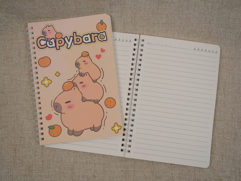 Capybara Stationary Gift Set- Capybara Pencil Case, Notebook and ...