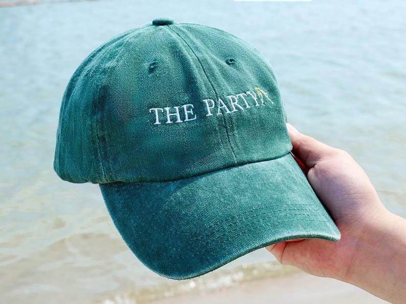 Embroidered Bachelorette Party Baseball Cap, Wife of the Party, Custom ...