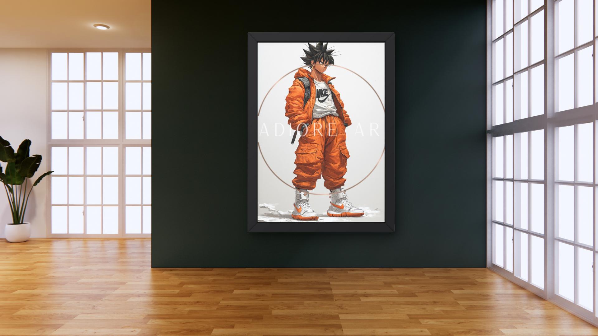 Urban Saiyan – Streetwear Anime Digital Art | Goku Inspired Fashion ...
