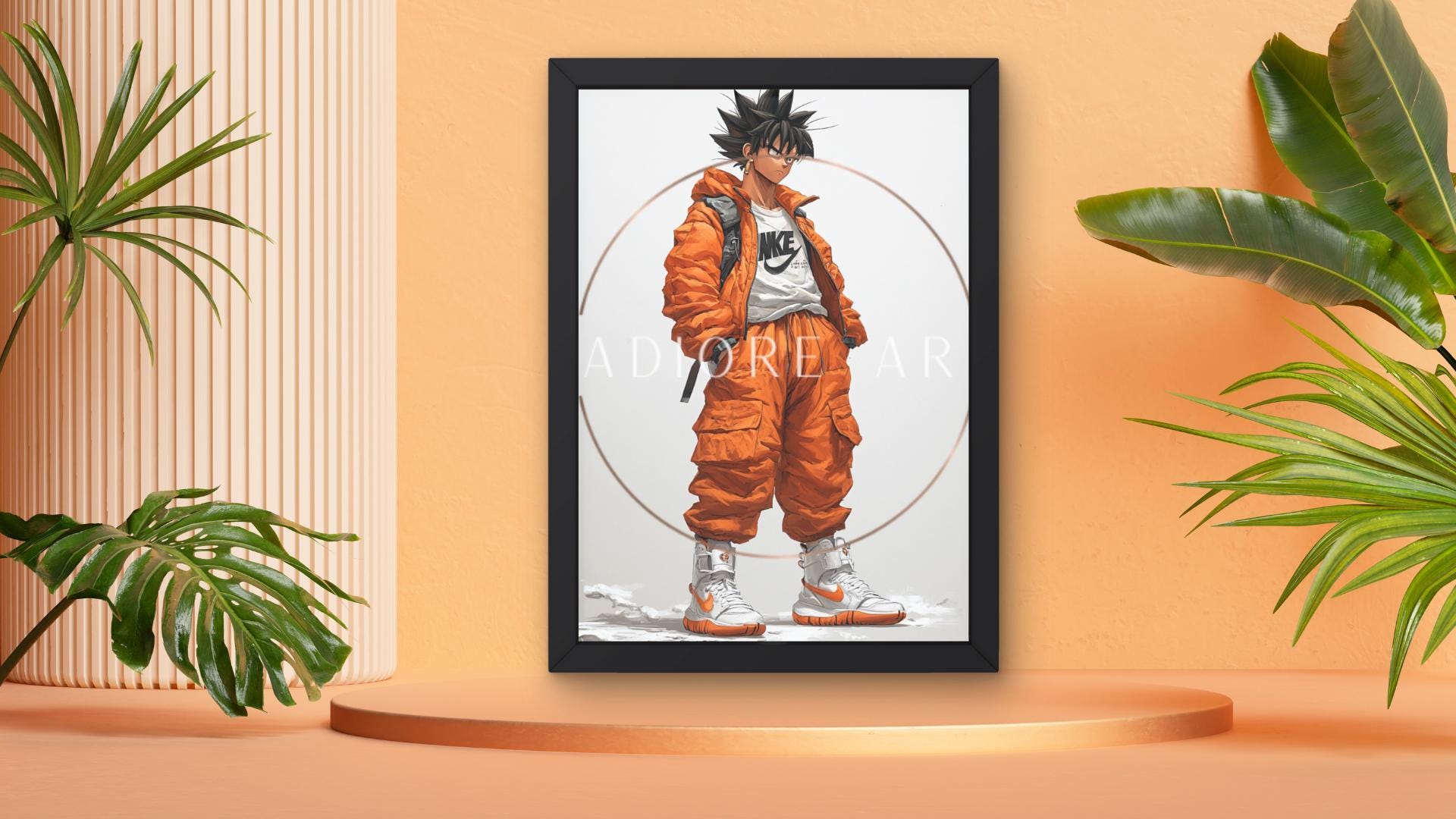 Urban Saiyan – Streetwear Anime Digital Art | Goku Inspired Fashion ...