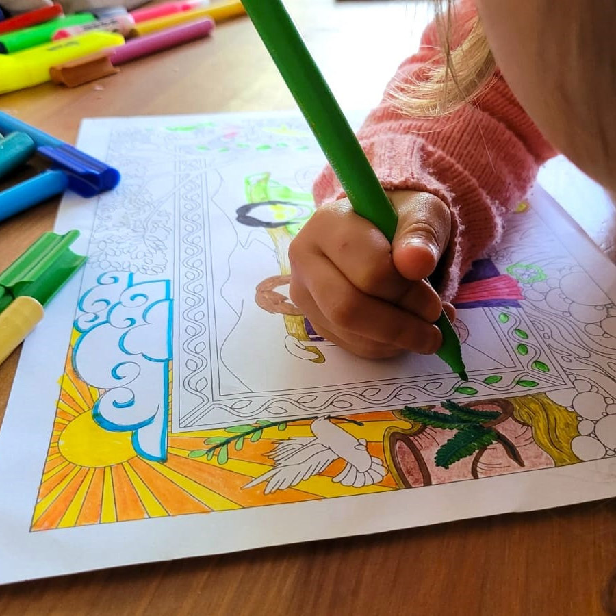 Christian Bible Story Colouring Pages / Coloring Sheets. Matthew 11:28 ...