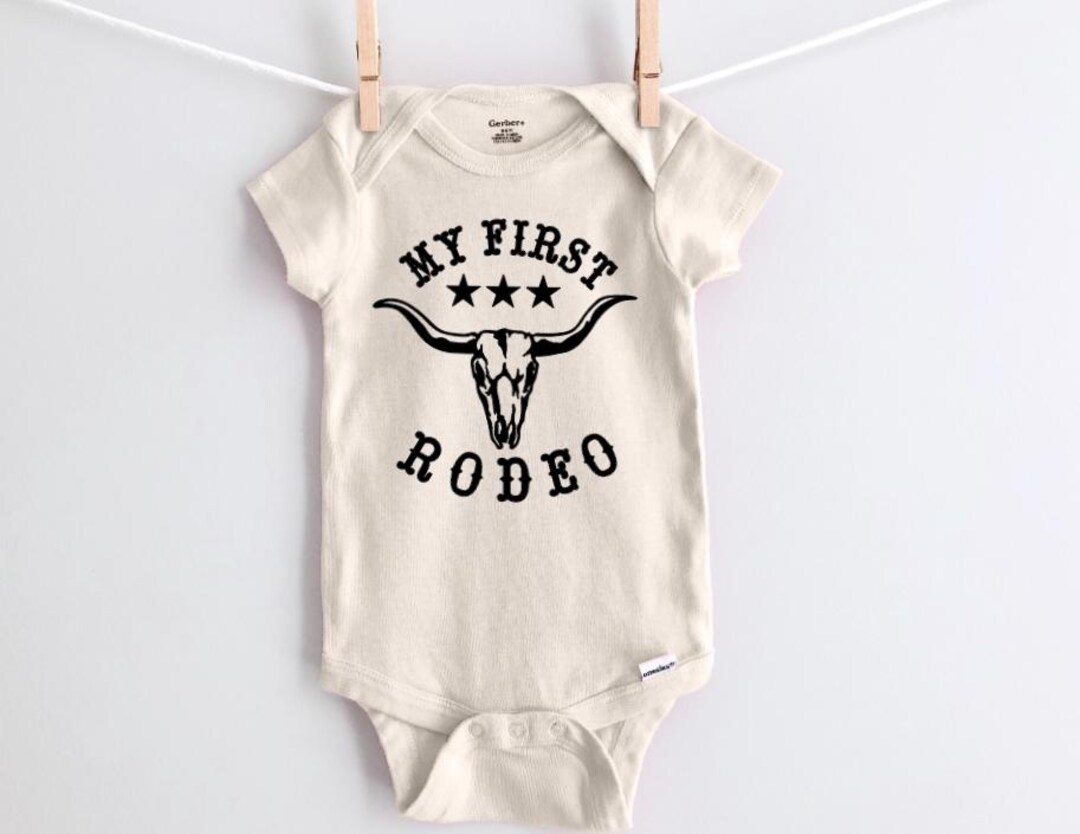 My First Rodeo ONESIE® Babies First Birthday Outfit, Western Theme - Etsy