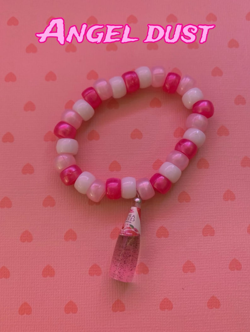 Angel Dust From Hazbin Hotel Inspired Kandi - Etsy