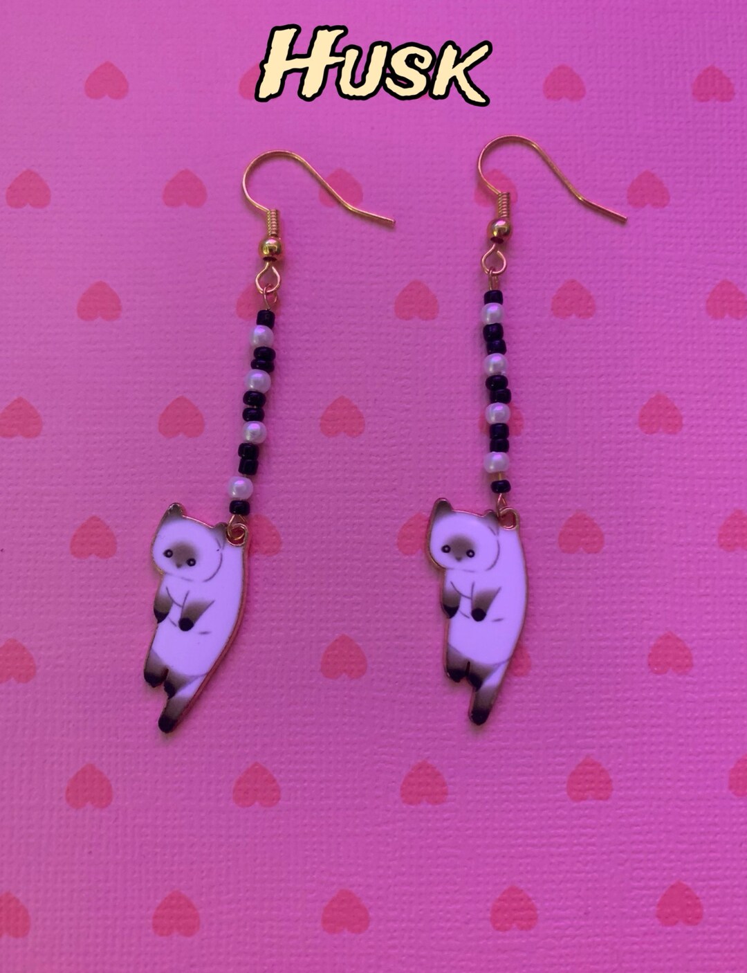 Husk From Hazbin Hotel Inspired Earrings - Etsy