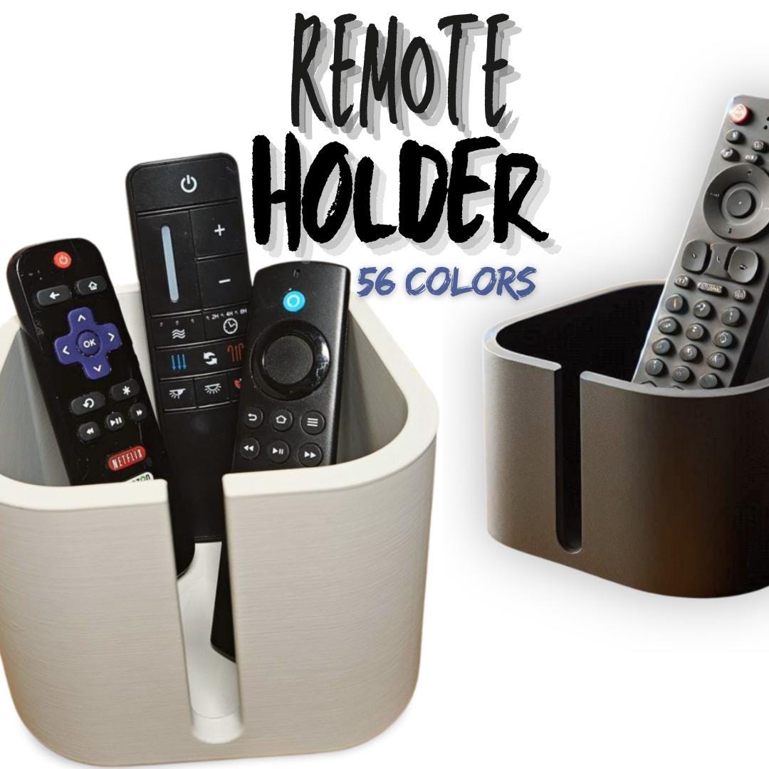 Modern Multiple Remote Control Holder Customizable for a Unique Home ...
