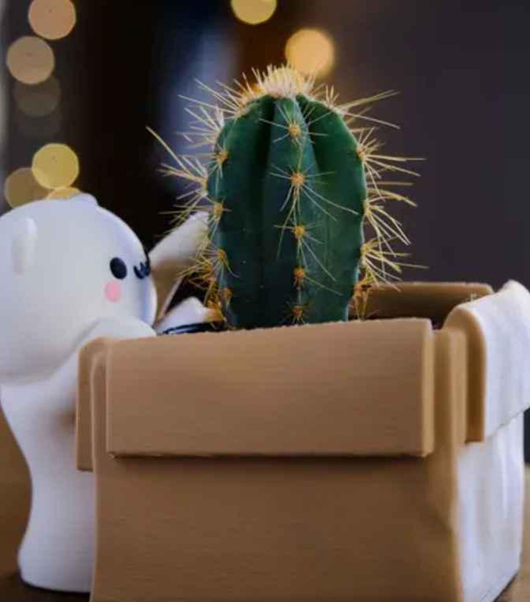 Kawaii Cat & Planter Box Adorable 3D Printed Home Decor customizable 59 ...