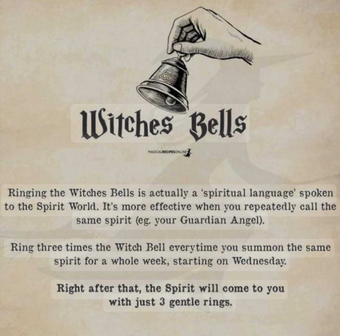 Wicca Altar Bell -protection “A Creative Force” - Etsy