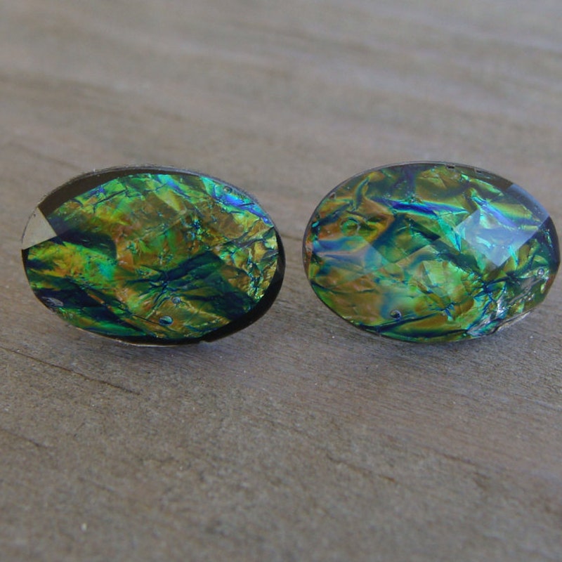 Opal Dichroic Cabochon - Etsy