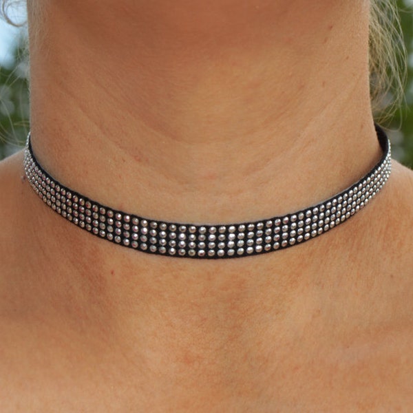 Studded Choker - Etsy