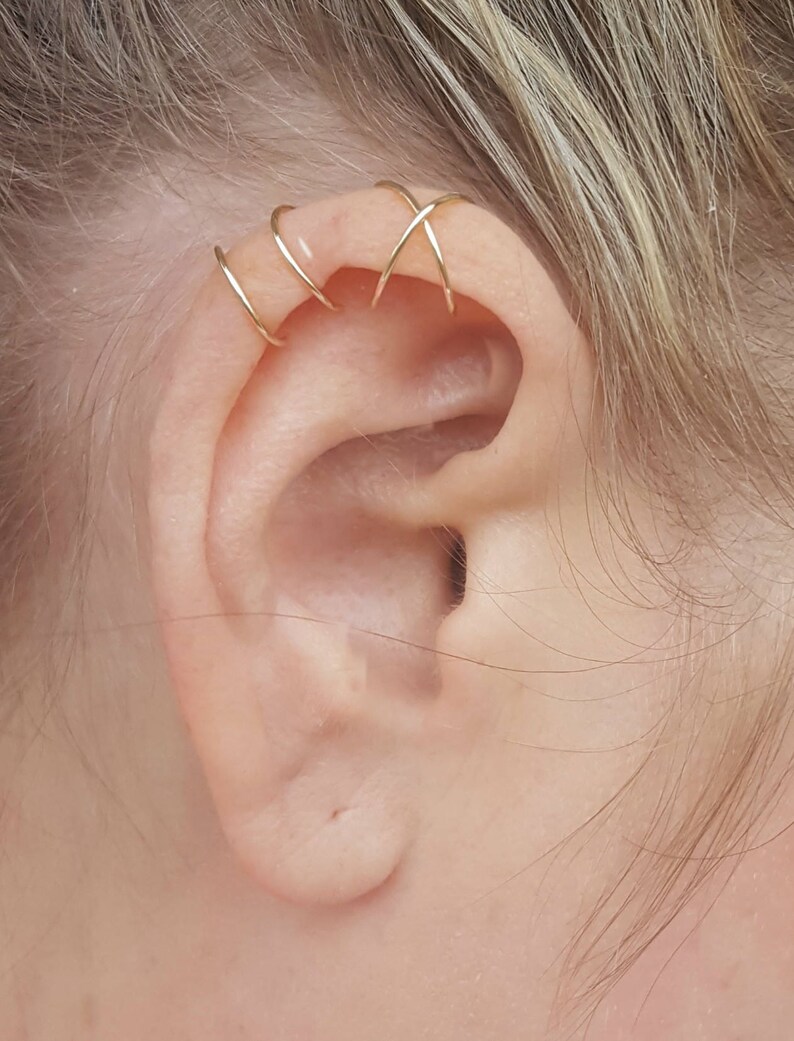 Ear Cuff Set Criss Cross Ear Cuffs - Etsy