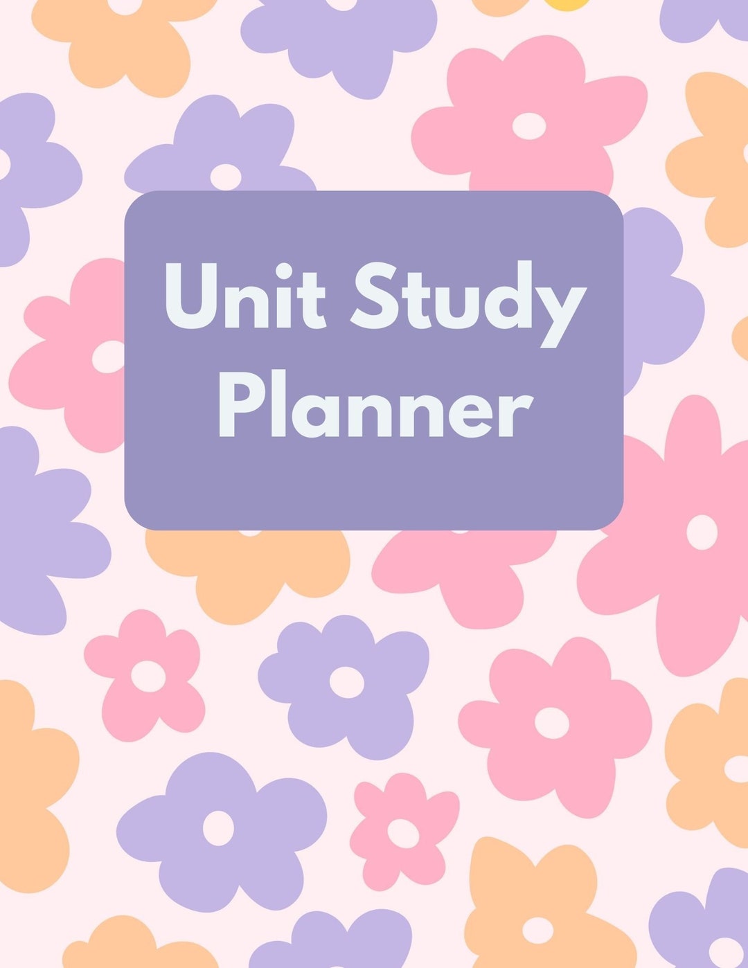 Homeschooling Unit Study Planner - Etsy