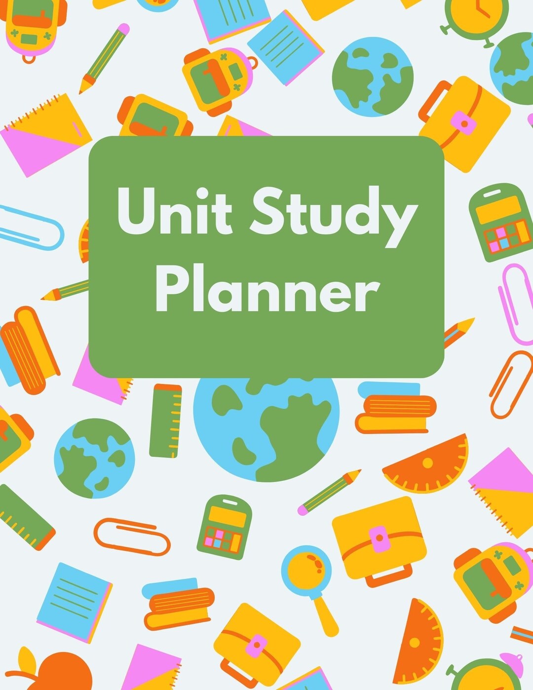 Homeschooling Unit Study Planner - Etsy