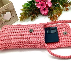Crochet Pattern Phone Bag English Crochet Tutorial for Beginners ...