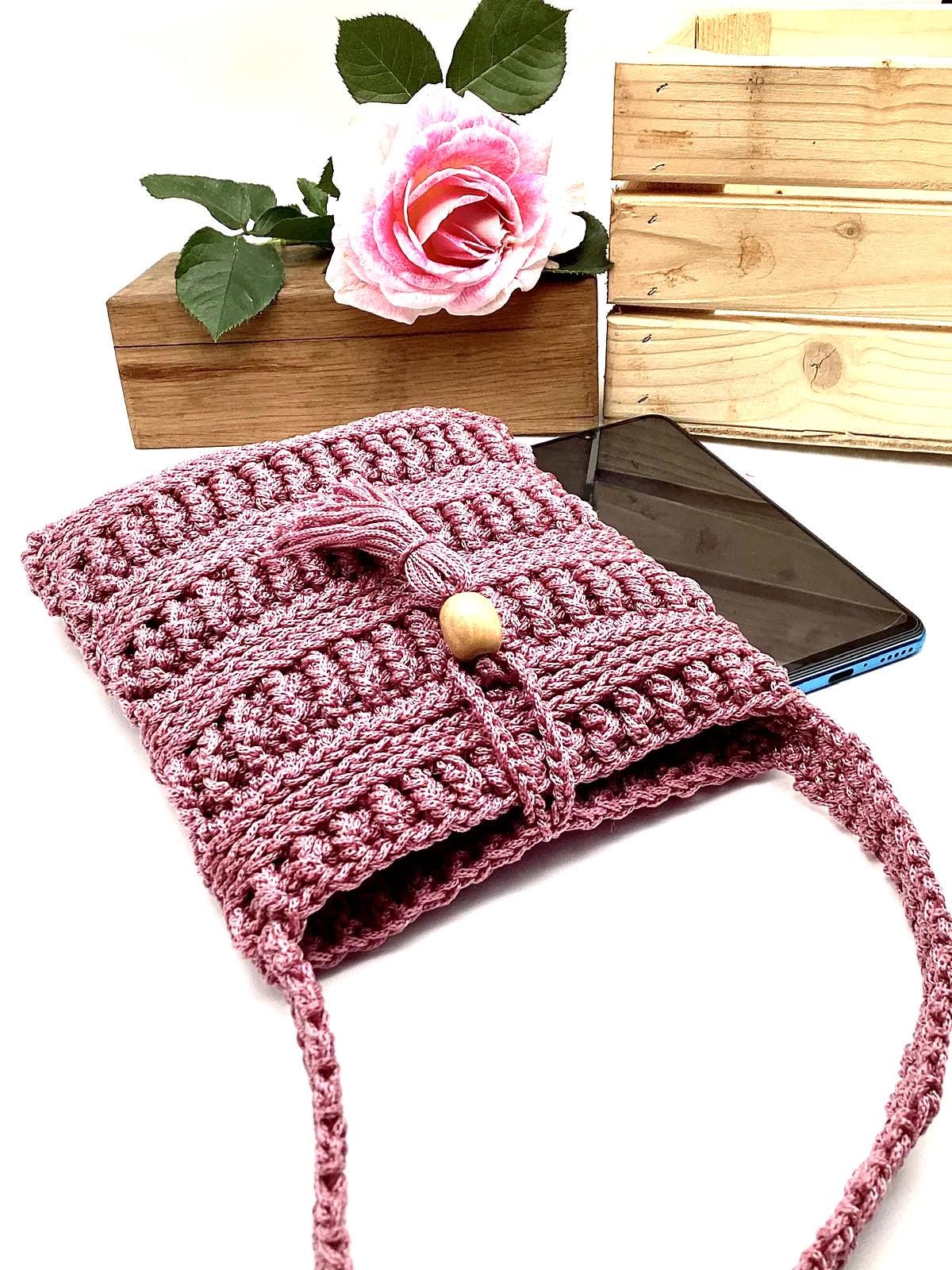 English Crochet Pattern Romantic Crochet Crossbody Bag Pattern Crochet ...