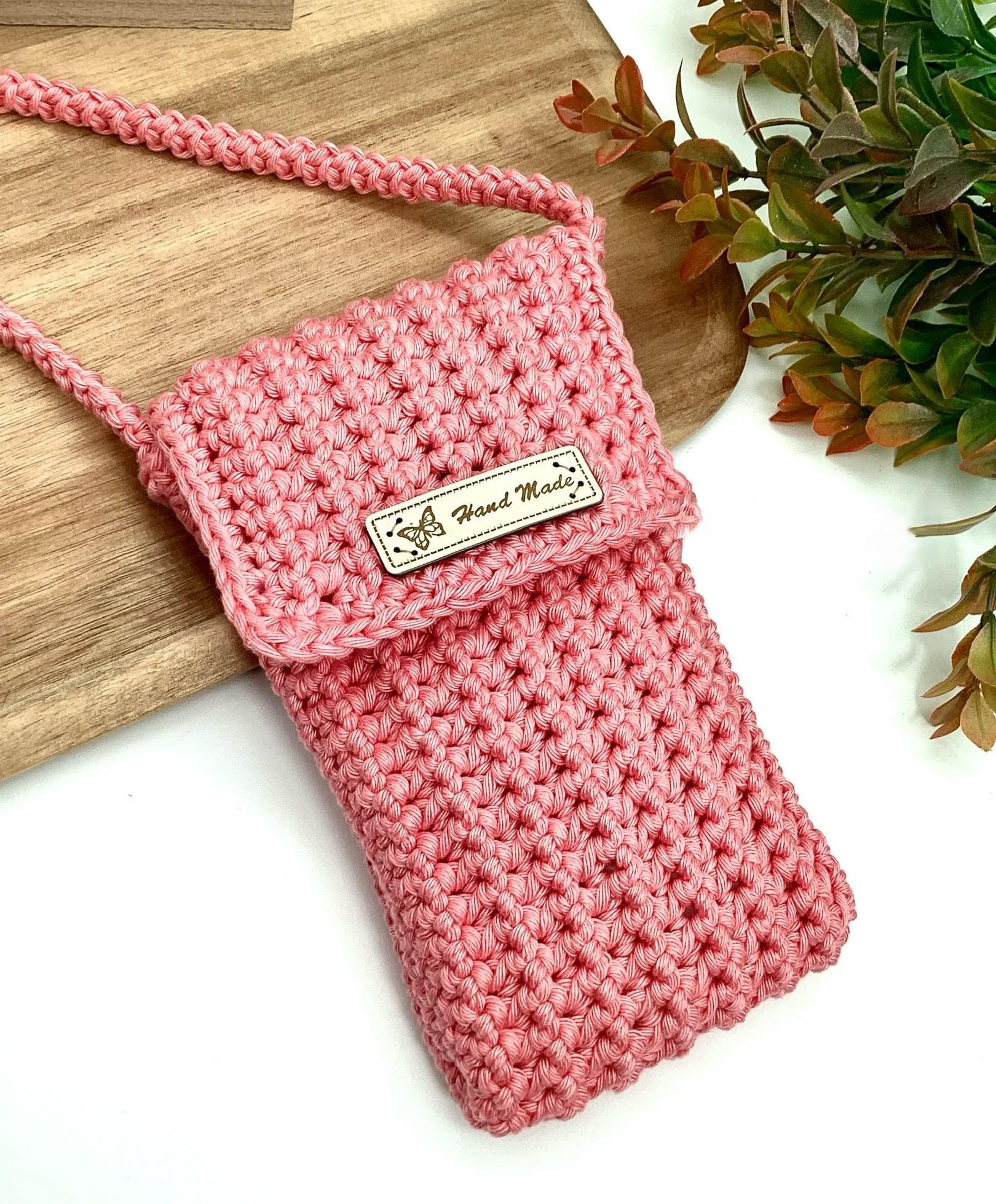 Crochet Pattern Phone Bag English Crochet Tutorial for Beginners ...
