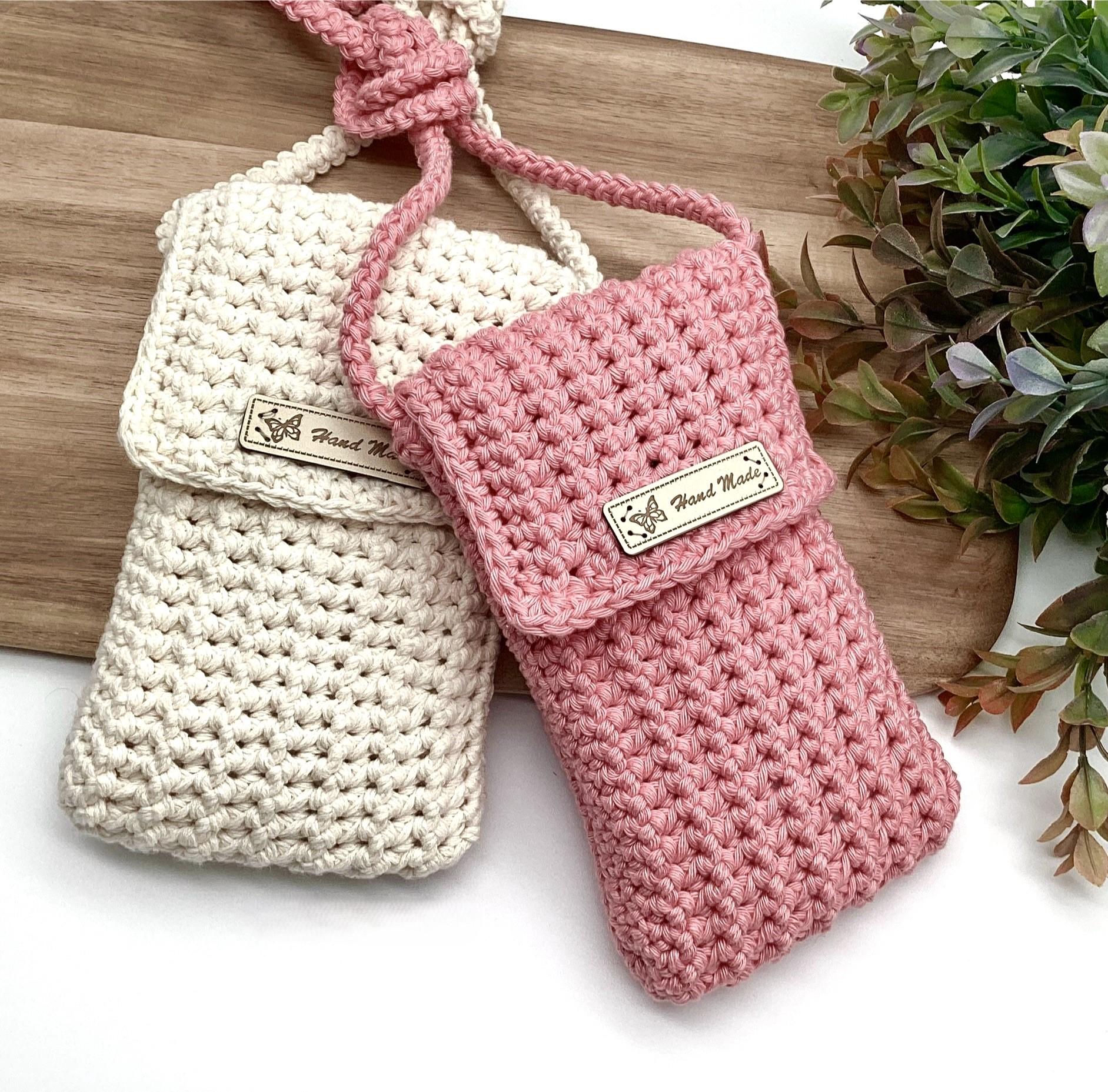Crochet Pattern Phone Bag English Crochet Tutorial for Beginners ...