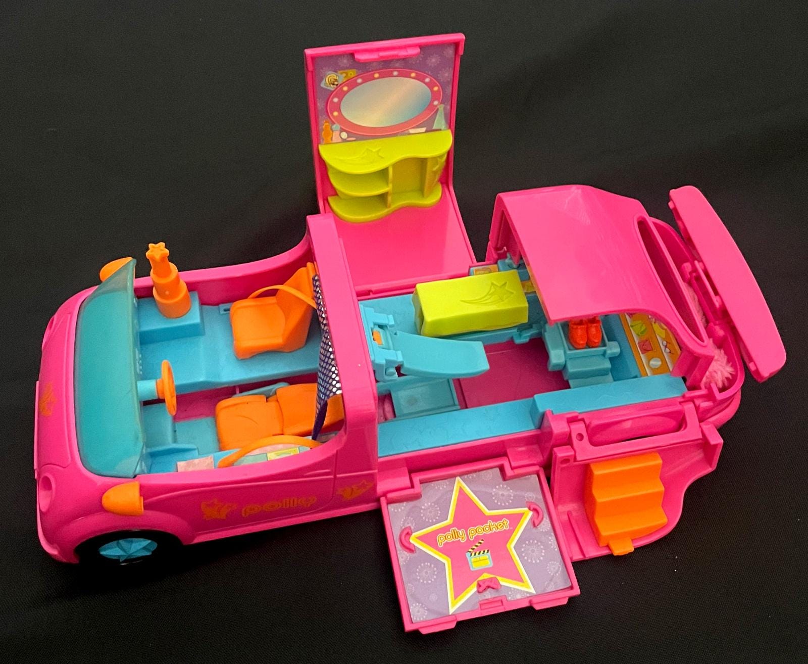 2000's Polly Pocket Lot 42 Dolls, 100's Accessories, Carriage, Vehicles ...