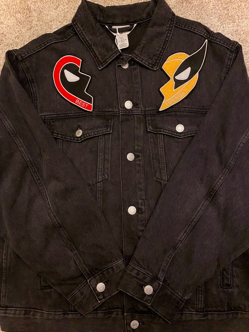 DEADPOOL & WOLVERINE best Friends Appliqué Embroidered Sew-on Patch 8in ...