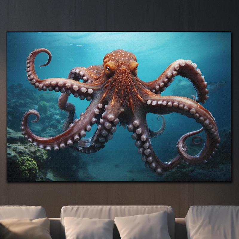Octopus Wall Decor - Etsy