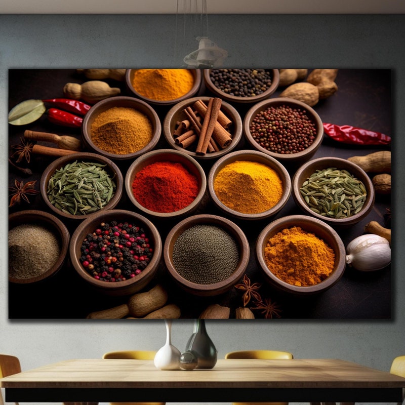 Spices Wall Art - Etsy
