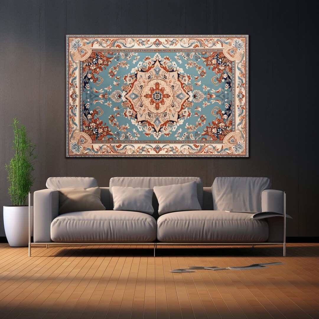 Turkish Pattern Wall Art, Tempered Glass Wall Art, Ethnic Wall Decor ...