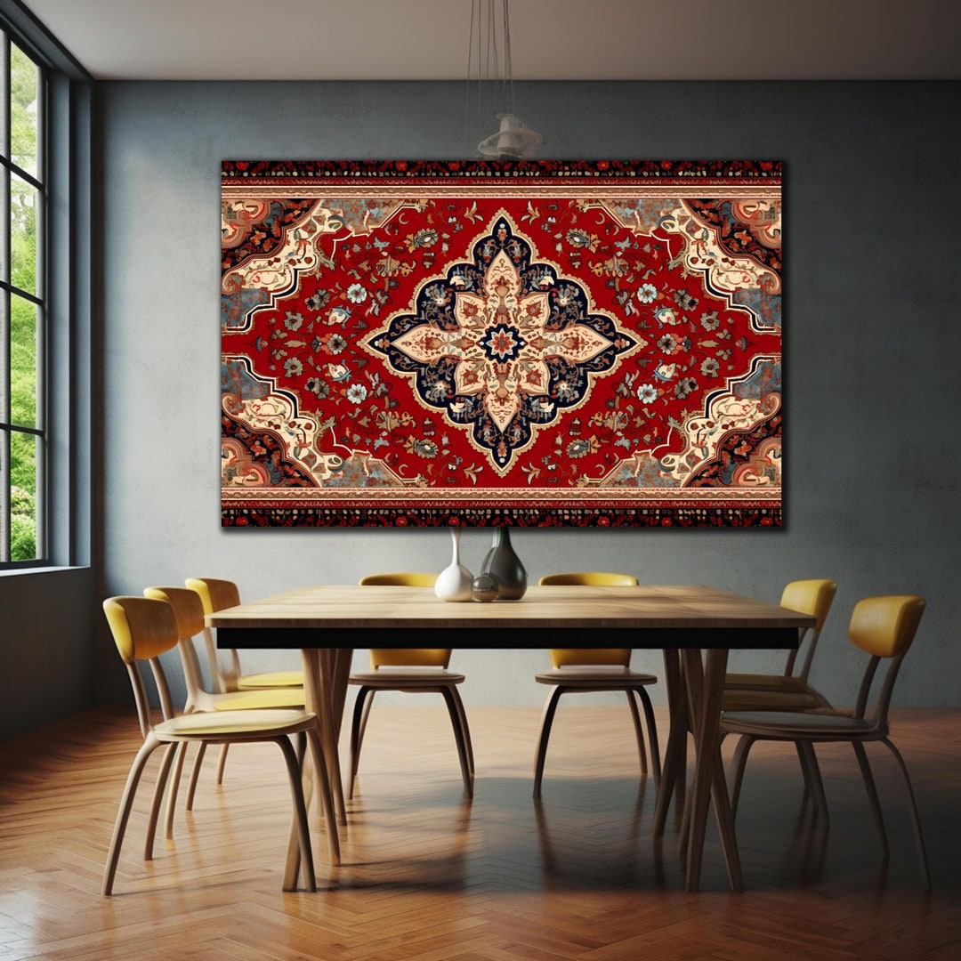 Turkish Pattern Wall Art, Tempered Glass Wall Art, Ethnic Wall Decor ...