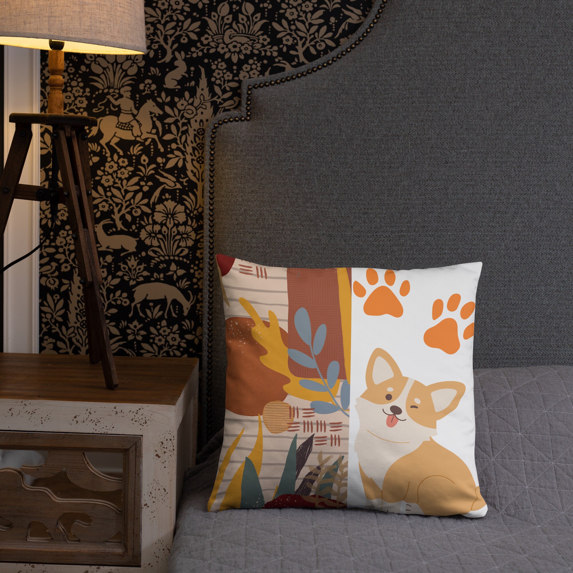 Puppy Basic Throw Pillow - Etsy