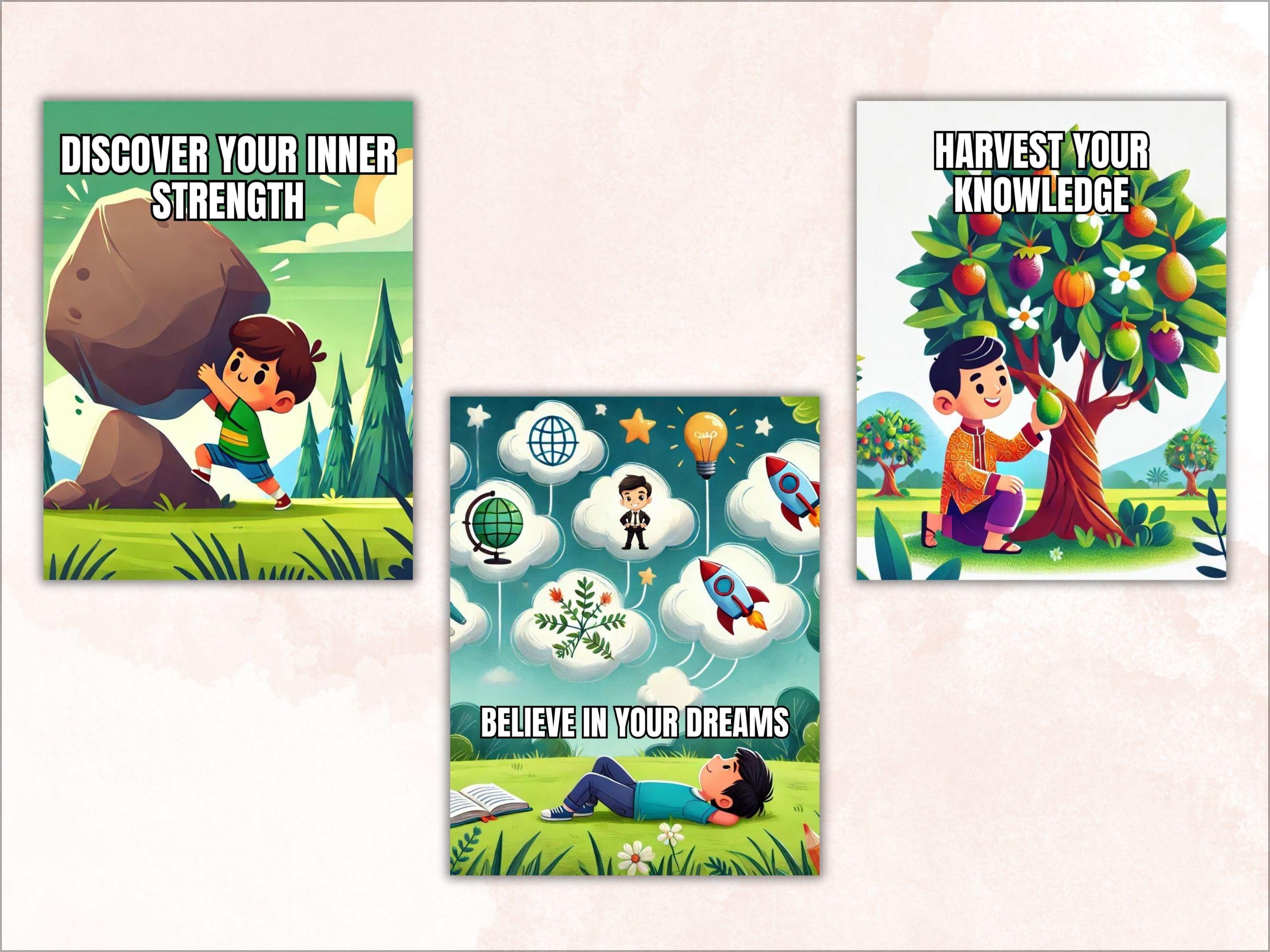 Camping Theme Classroom Decor Motivational Posters, Back to School ...