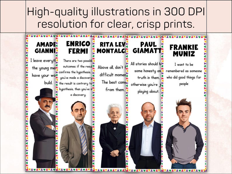 60 Famous Italian Americans Quote Bookmarks Italian American Heritage ...